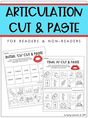 Articulation Cut & Paste! | Simply Speech