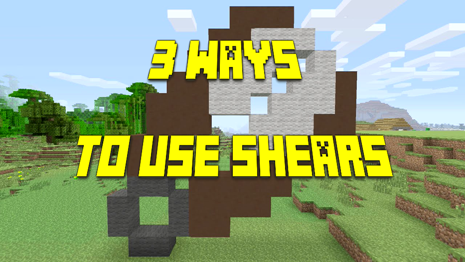 Shears are the most efficient way to get w ool from s heep, producing 1 ...