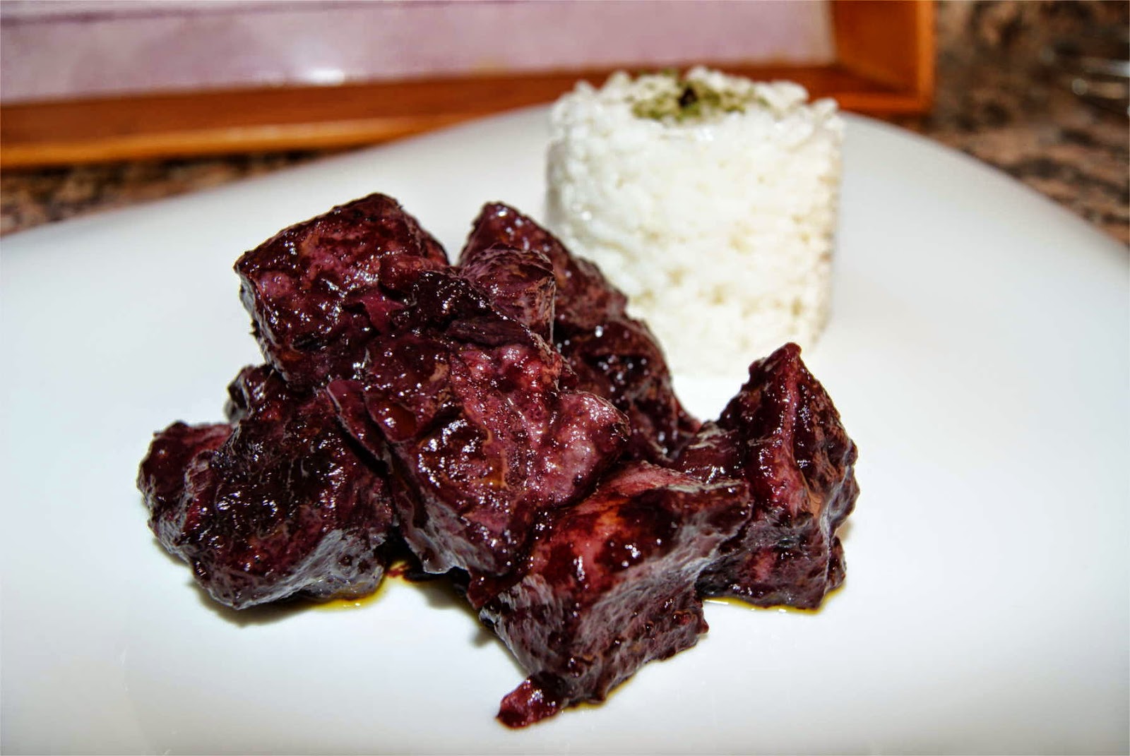 Cerdo en salsa picante de ciruela ~ ¡Qué rico!