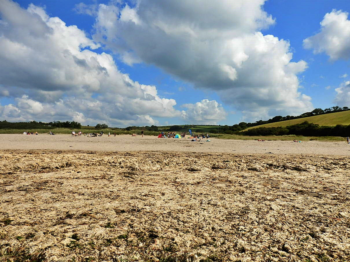 Mike's Cornwall: Photos of Par Beach Cornwall Plus a 500 Year Old Bridge