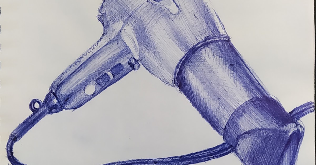 PRÁCTICAS de dibujo con pluma azul