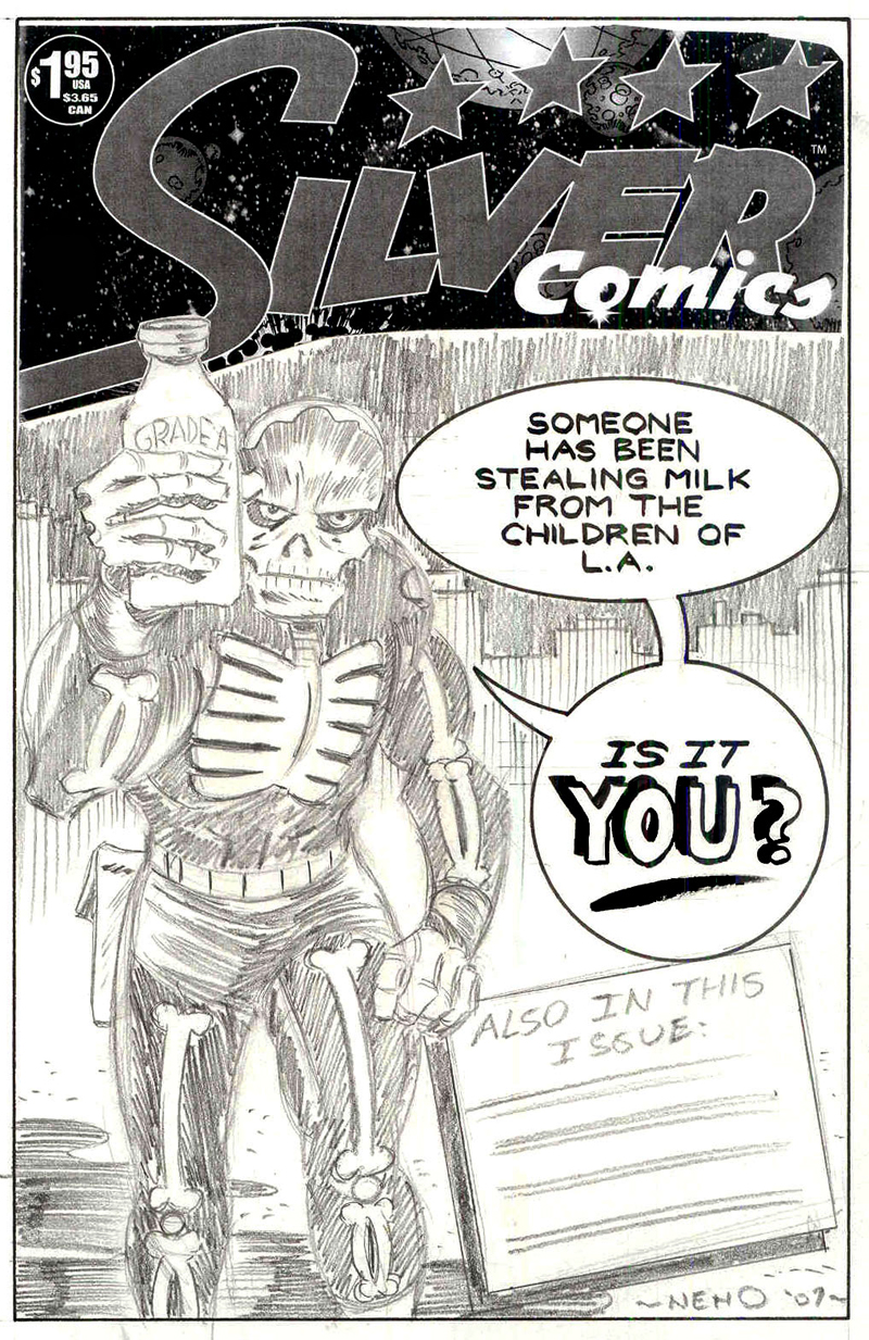 Eventized: A Michael Neno Blog: Silver Comics #8 Cover Submission
