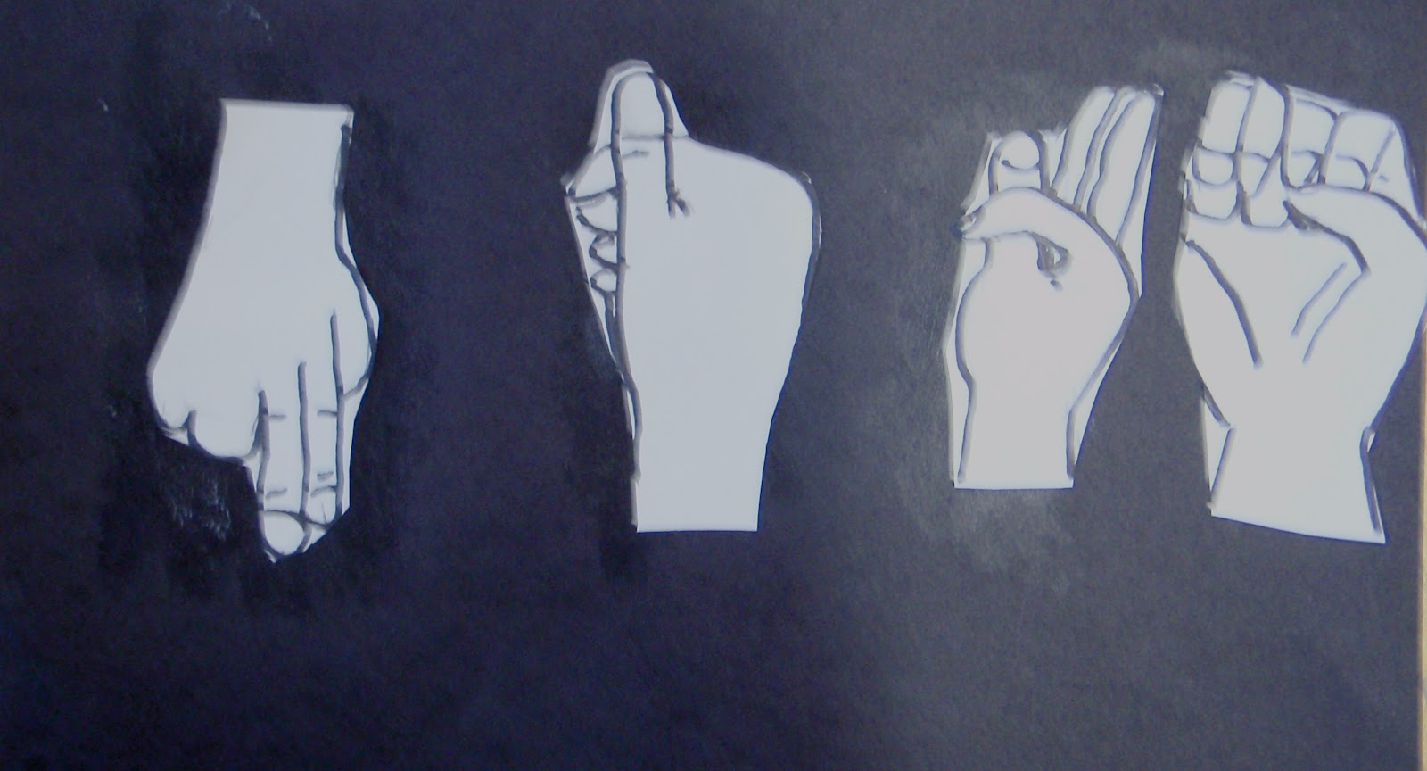 Fayston Elementary Art: Sign Language Hands