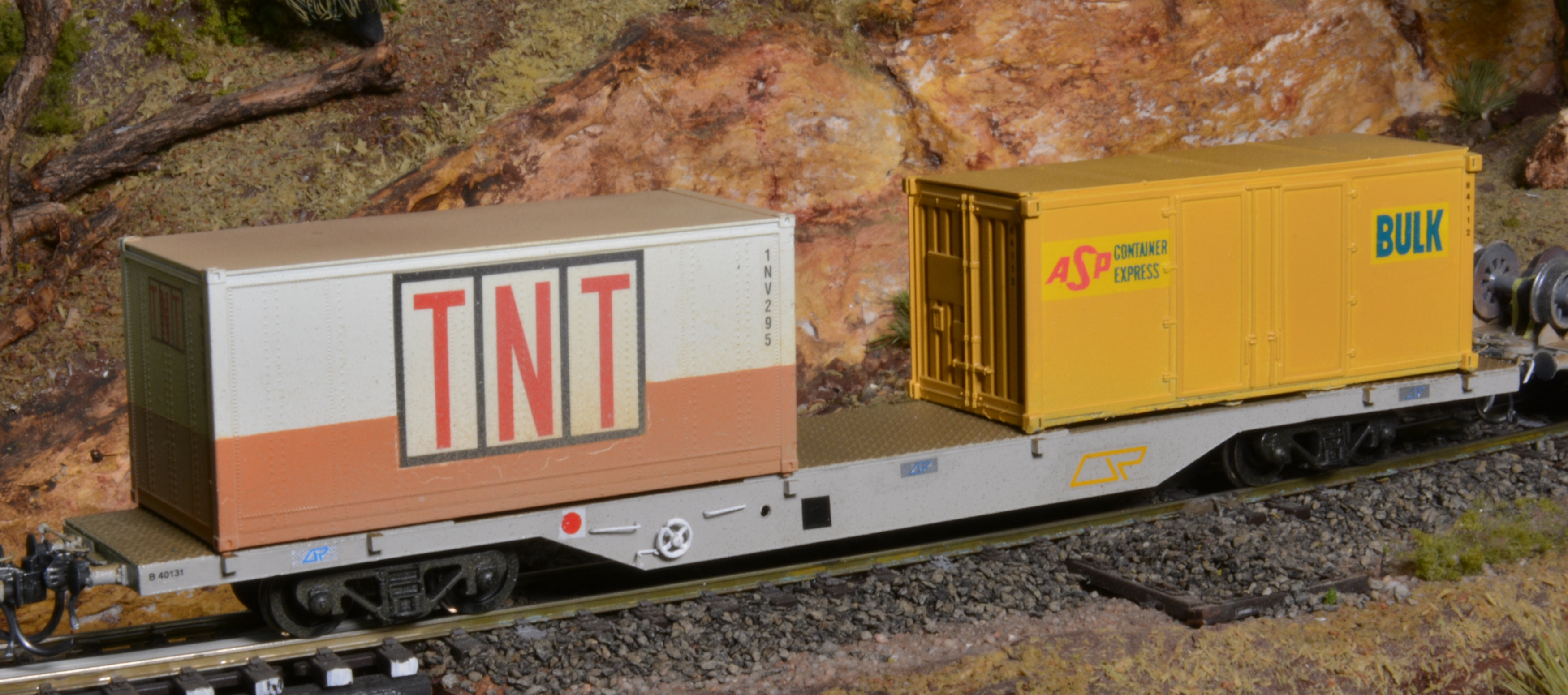 Westgate - South Western Rail: B class Containers Wagon