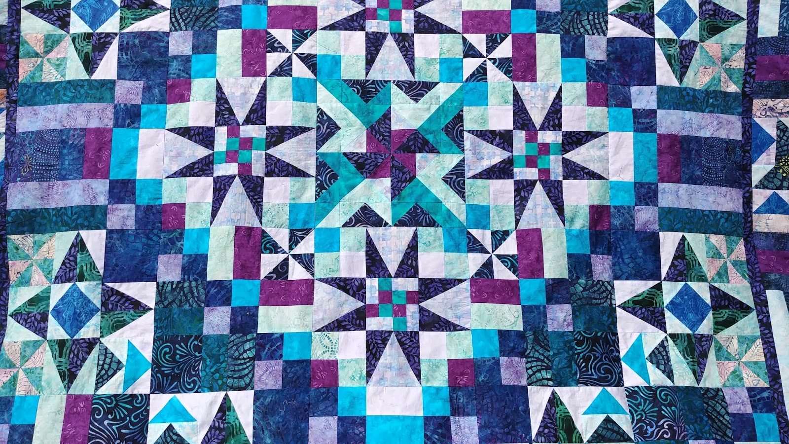 Idaho Quilter's Adventures: Mystical Prism Quilt Top