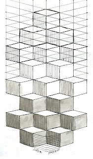 Flom Drawn: Development of Cube Pattern