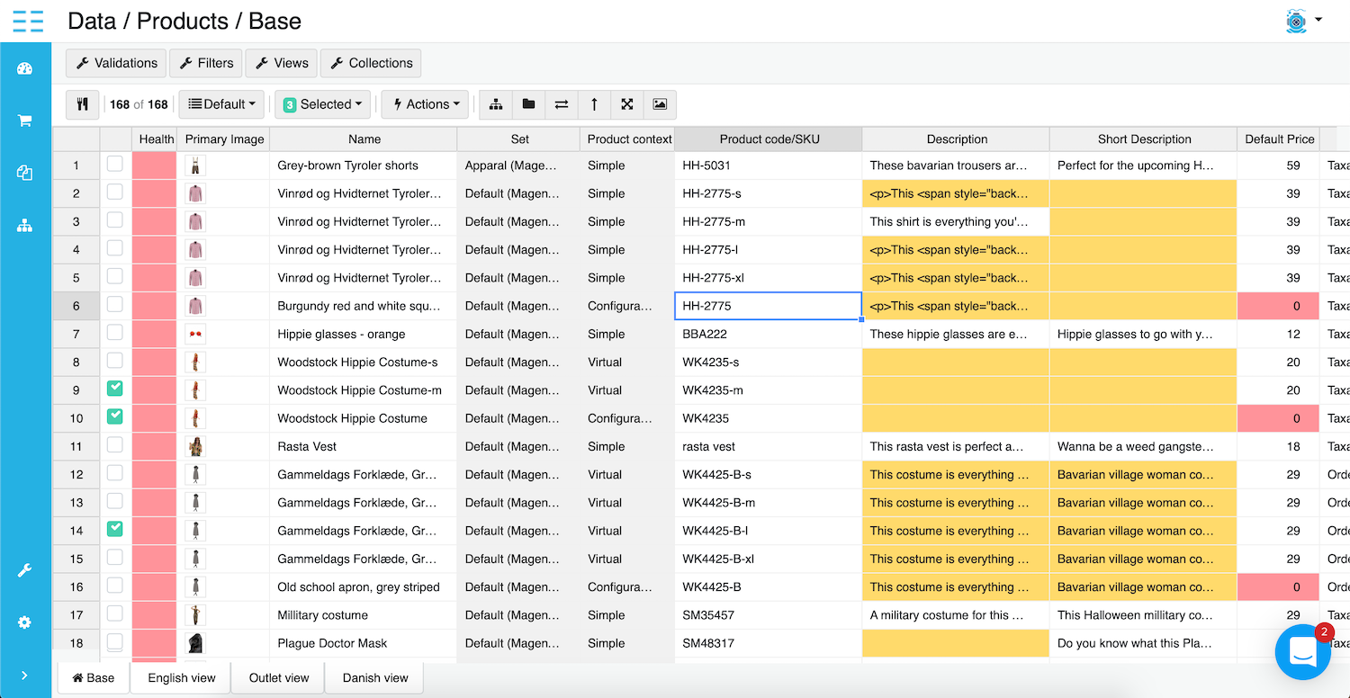 Ecommerce Spreadsheet - Invoice Template