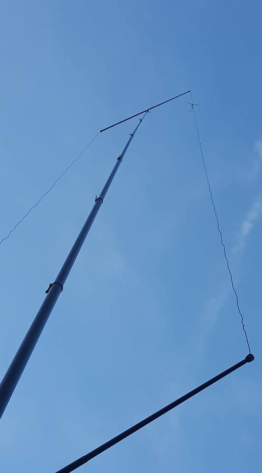 HAM-ing by PH0NO: C-pole antenna for 40m - a dx profile at low heights