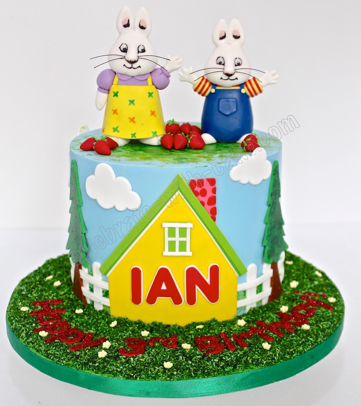 Celebrate with Cake!: Max & Ruby single Tier Cake