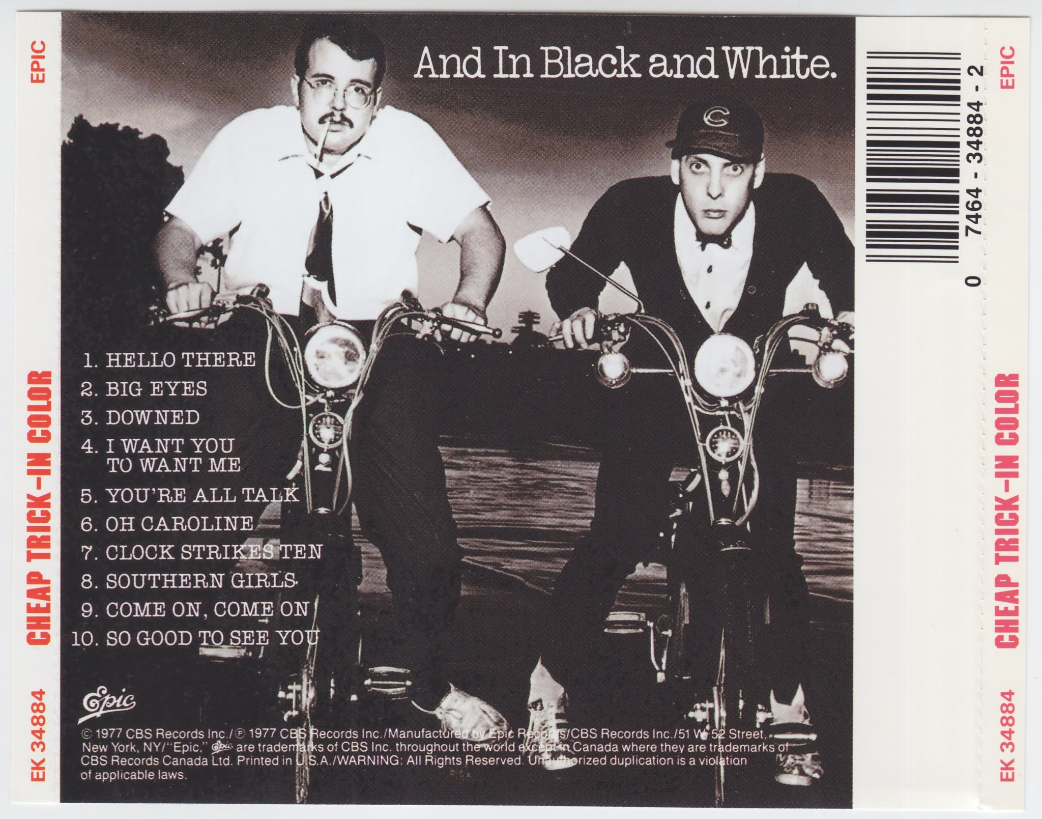 Classic Rock Covers Database: Cheap Trick - In Color (1977)