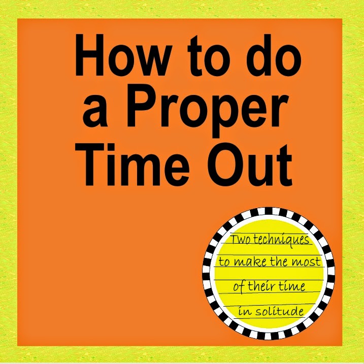 Heidi's Parenting Toolbox: Time out