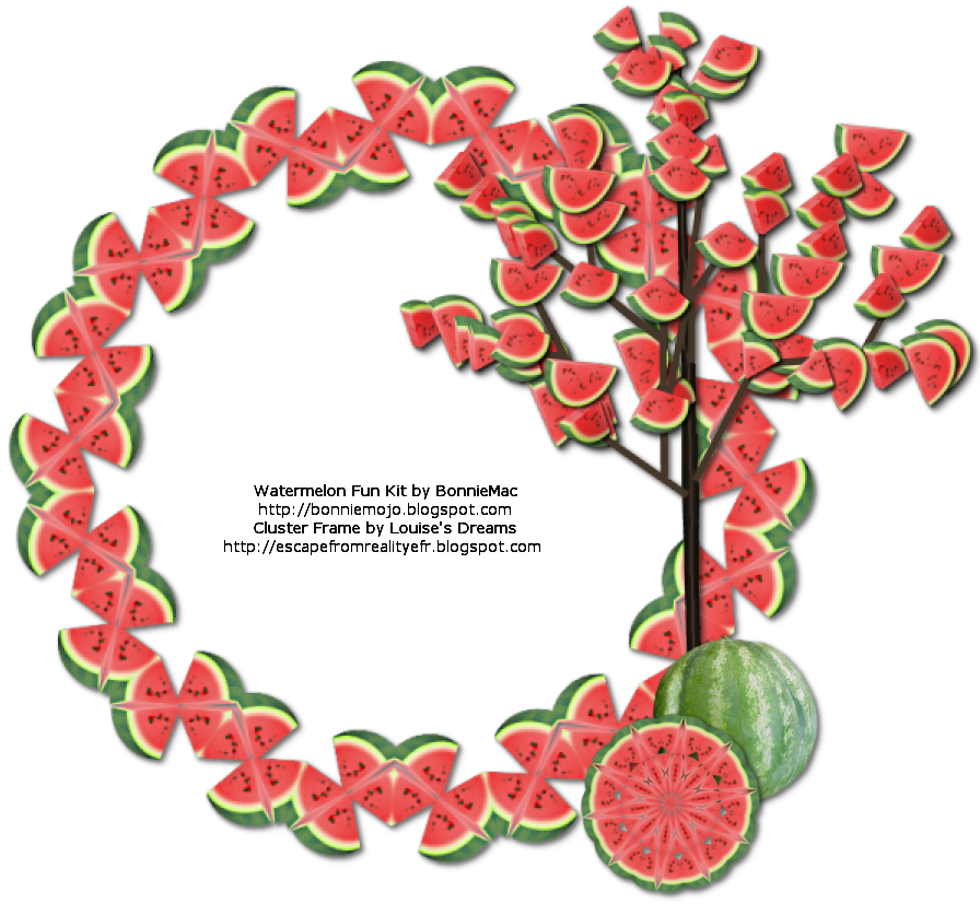 Escape From Reality Blog: FTU 'Bonnie Mac's Watermelon Fun' Cluster ...