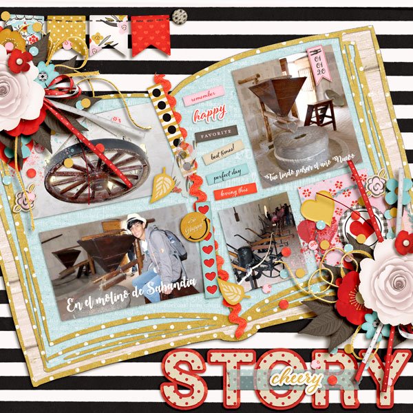 The Cherry On Top: Scrapbooking About Reading, Gorgeous Page ...