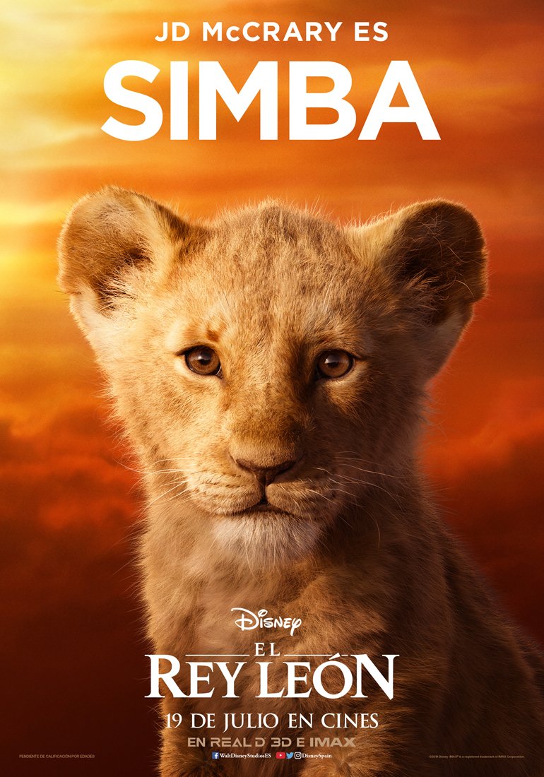 Disney lanza nuevo tráiler y nuevos pósters de 'El Rey León'