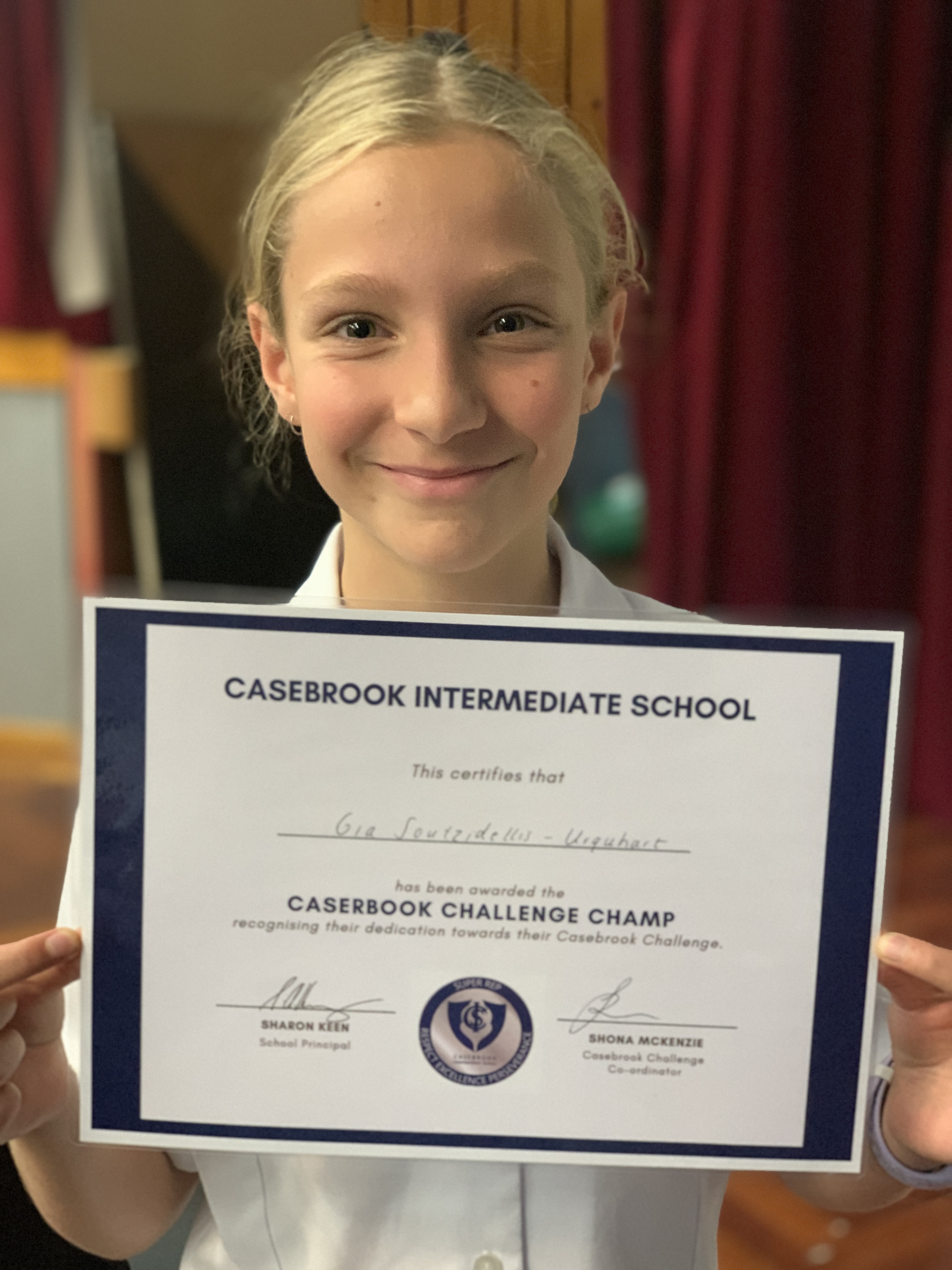 Room 13 @ Casebrook Intermediate: Term 1 Casebrook Challenge Assembly 2021