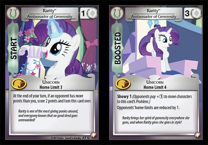 MLP Rarity, Ambassador Of Generosity CCG Cards | MLP Merch