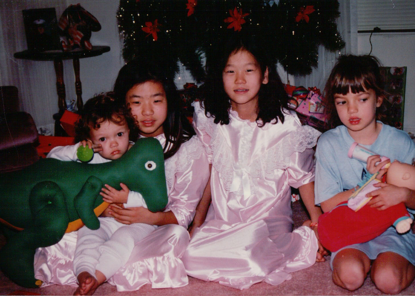 Egbert Family History/Photos: Christmas 1992 Granddaughters