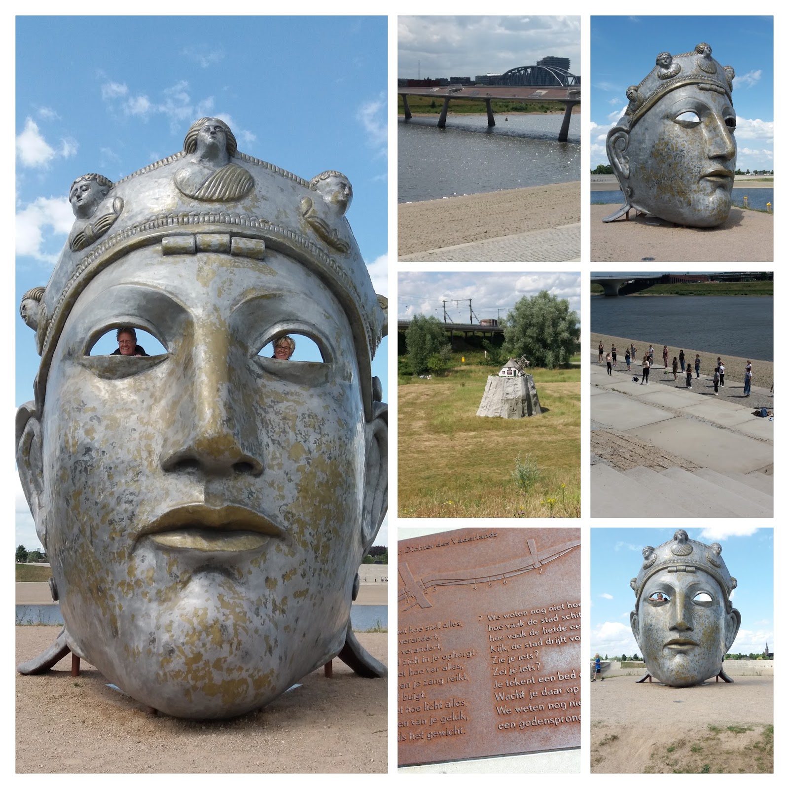 biepmieke: Romeins masker in Lent