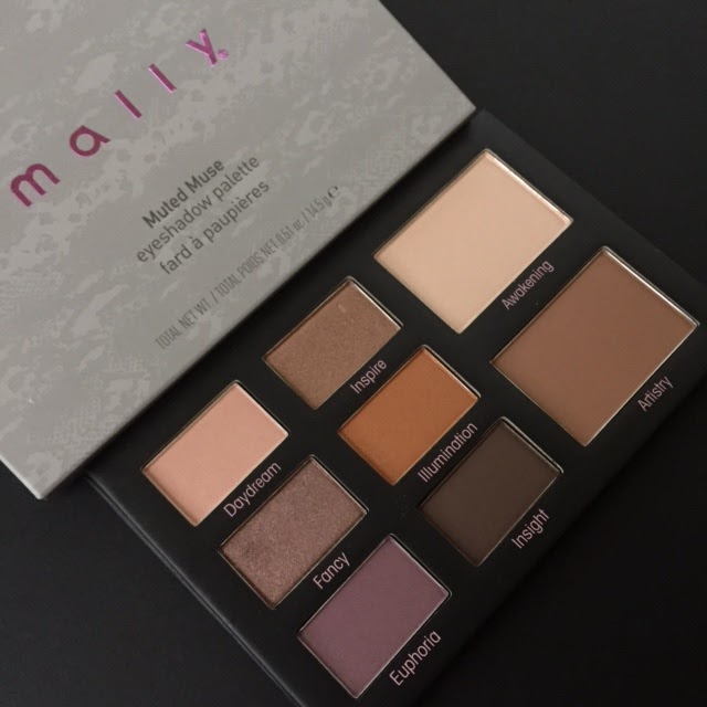 Mally Beauty Cosmetics Muted Muse Eyeshadow Palette Review and Swatches ...