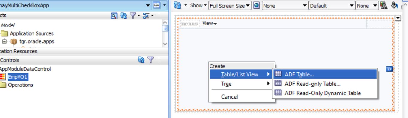 Displaying Multiple Rows in ADF Page Displaying Multiple Rows in ADF Page