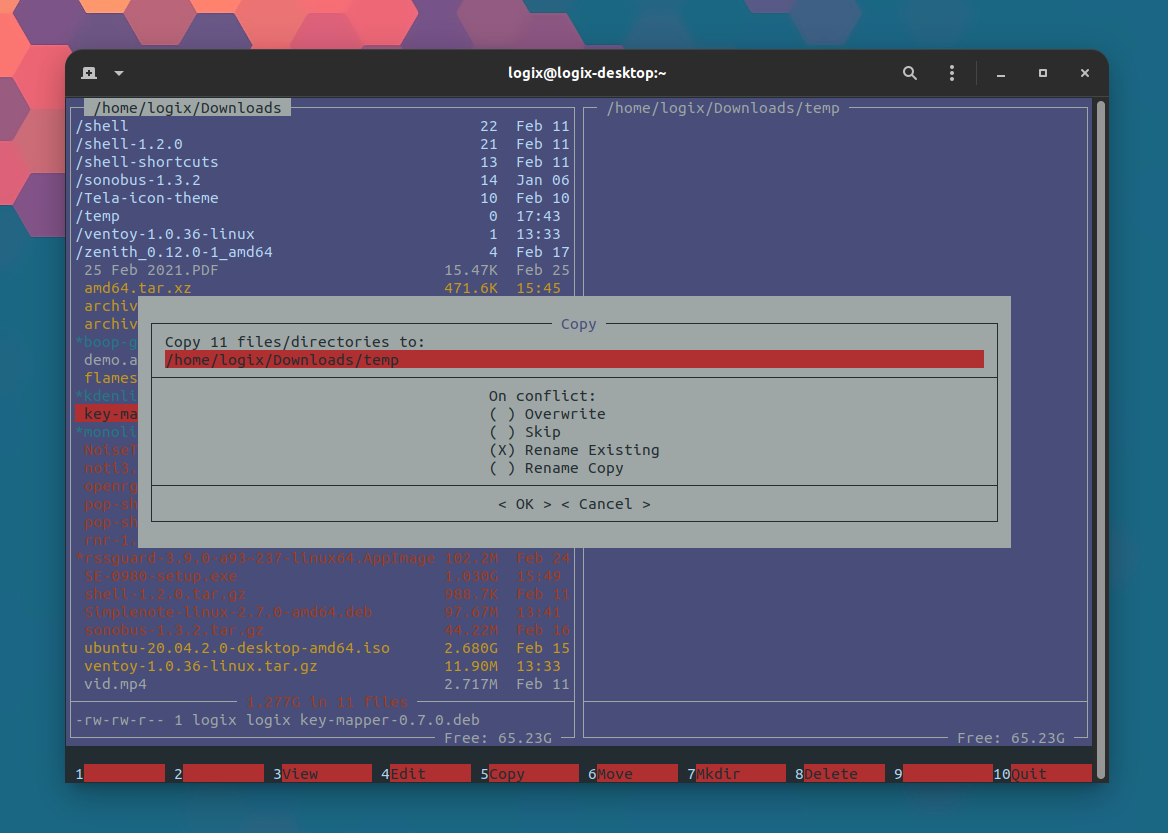 RNR Is A Terminal File Manager That Combines Features From Midnight Commander and Ranger - Linux ...