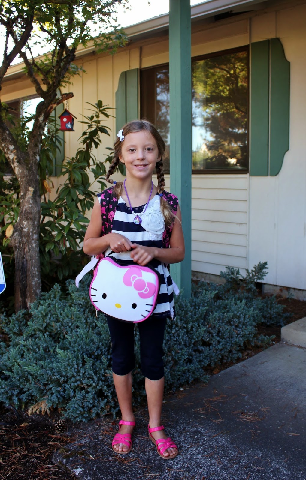 Ava's first day of 1st grade.