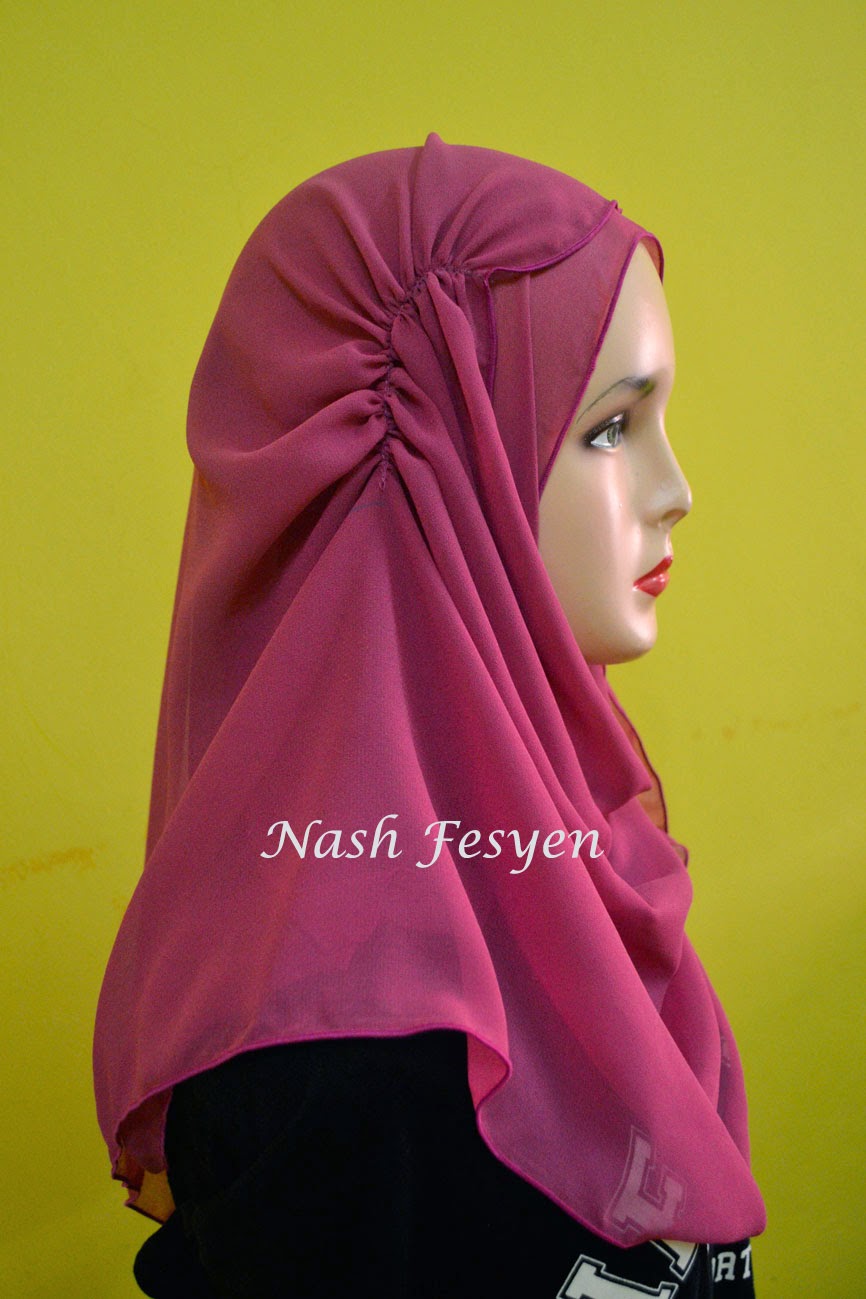 Nash Fesyen: Shawl Jahit Kedut