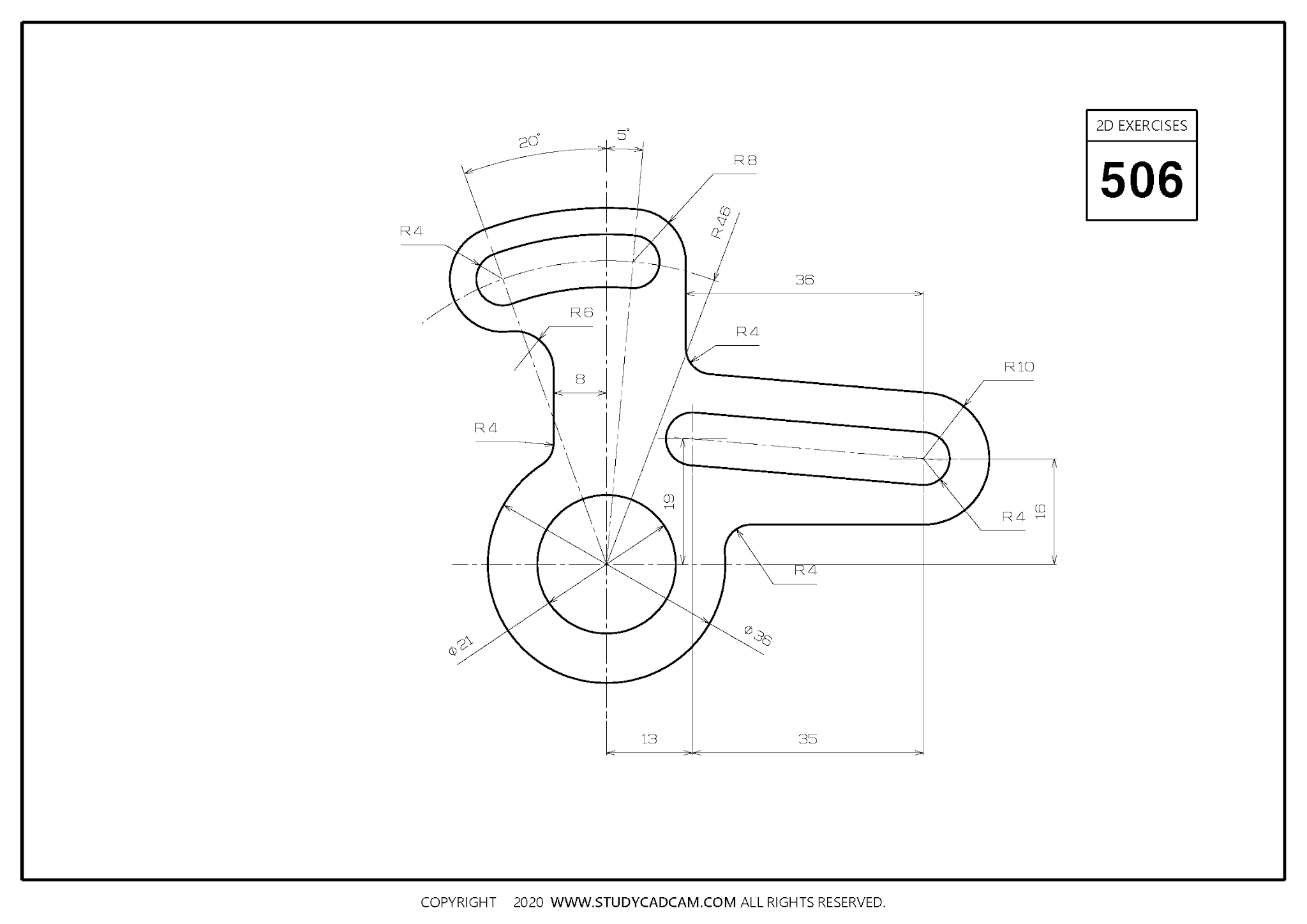 2D CAD EXERCISES 506