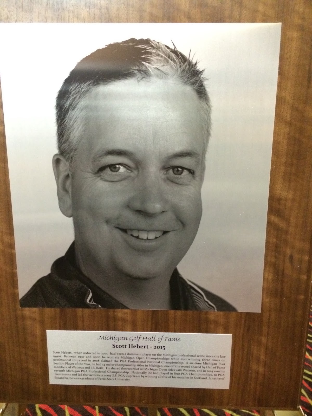TCCC Grounds Blog: Michigan Golf Hall of Fame - 2015 Inductee Scott Hebert