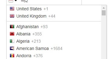 code.prehanto: Membuat Input No Telepon Dan Muncul Bendera