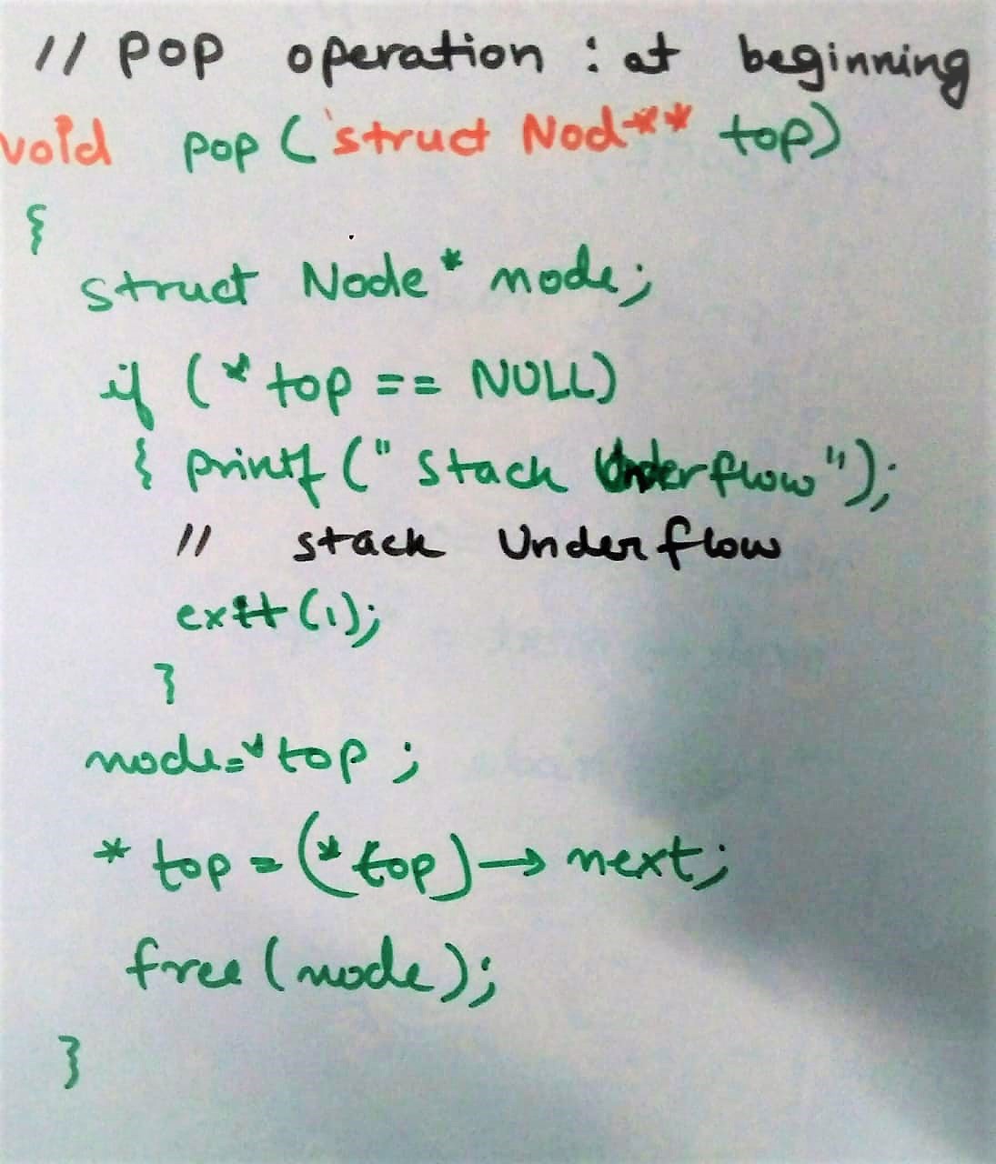Color The Code: IMPLEMENTING STACK USING LINKEDLIST Color The Code: IMPLEMENTING STACK USING LINKEDLIST