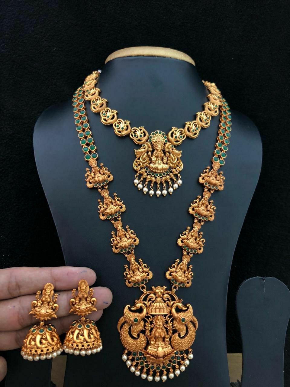 Long chain necklace sets