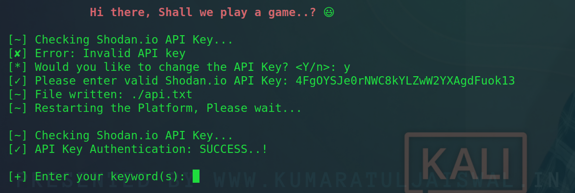 Shodan Eye Gathering information about connecting devices on the Internet