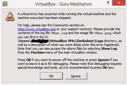 A2ZTECHNOLOGY: How to Resolve "Guru Meditation" issue in Oracle Virtual Box