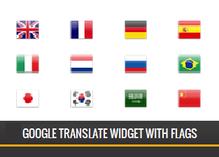 Google Translate Widget With Flags For Your Blogger Blog | Blogolect