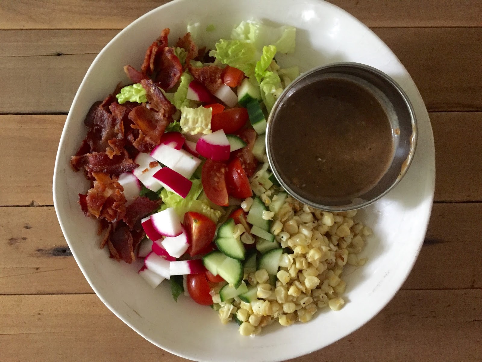 peace. love. & good food.: Chopped BLT + Roasted Corn Salad
