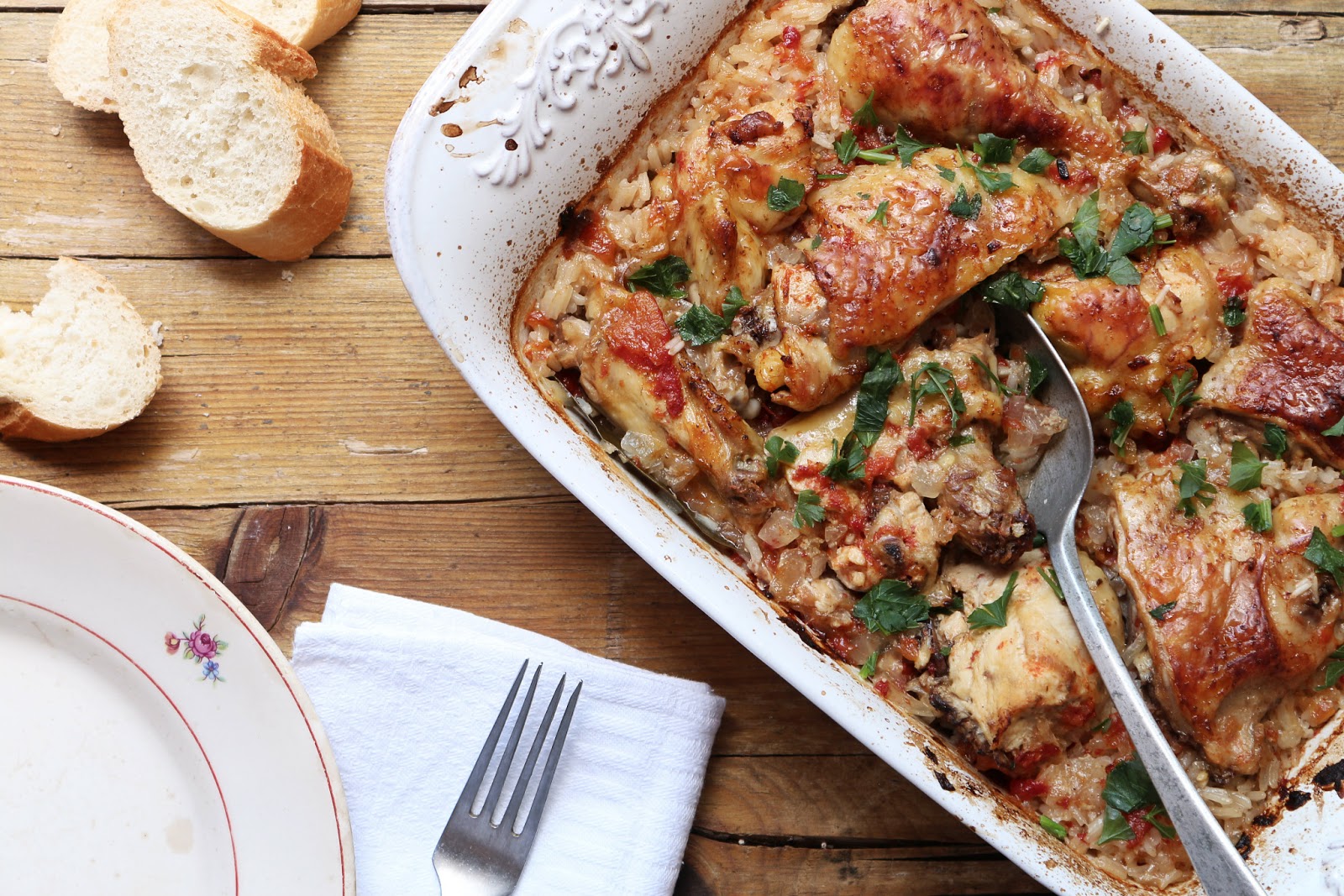 Hoje para jantar ...: Frango do Campo com arroz no forno