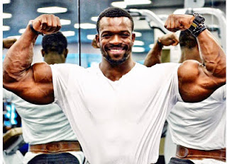 world bodybuilders pictures: nairobi bodybuilder Fred Shaka