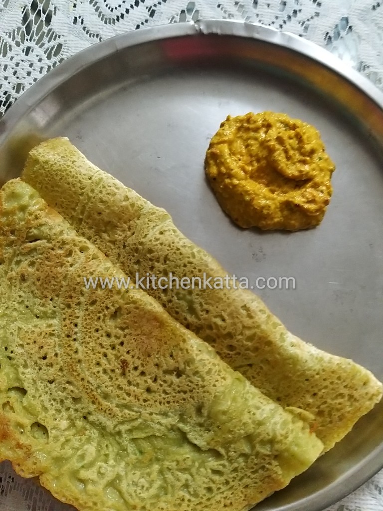 Palak Dhirde/ Ghavan (पालकाचे धीरडे / घावण)