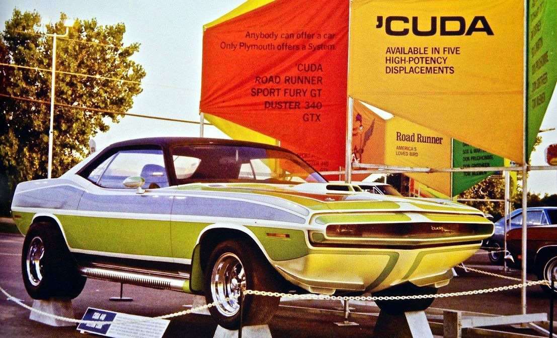 Just A Car Guy: The RTX Cuda, helluva cool custom grill and far out 70s ...