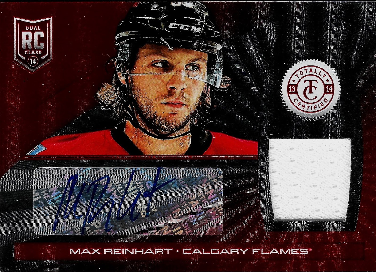 Hell's Valuable Collectibles: Max Reinhart Autograph And Swatch Card