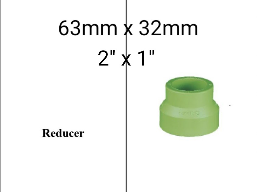 Jual reducer pipa ppr lesso 63mm x 32mm - Pipindo