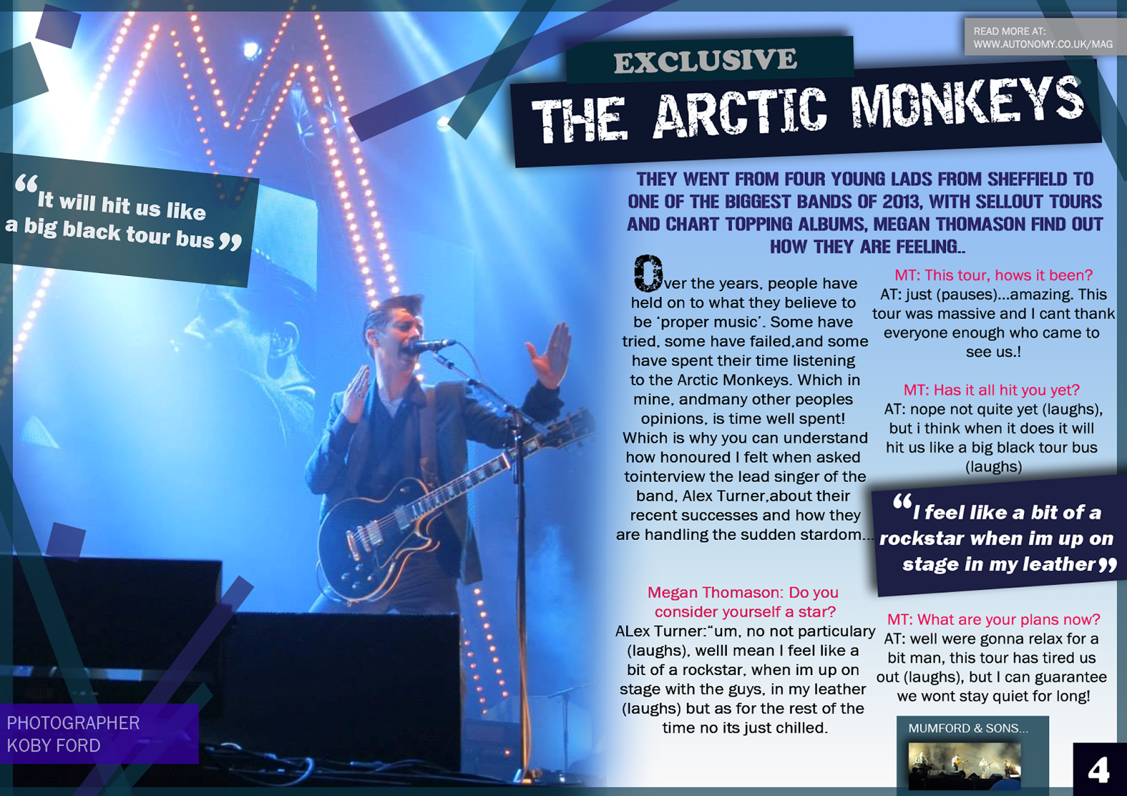 Megan Thomason - AS Media Blog: Final Music Magazine Double Page Spread ...