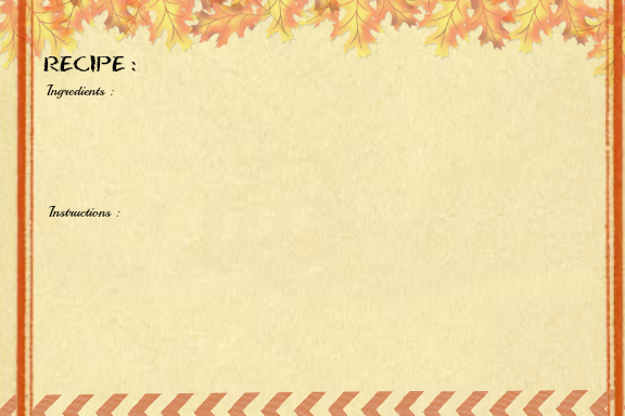 Fall Excitement - Free Printables