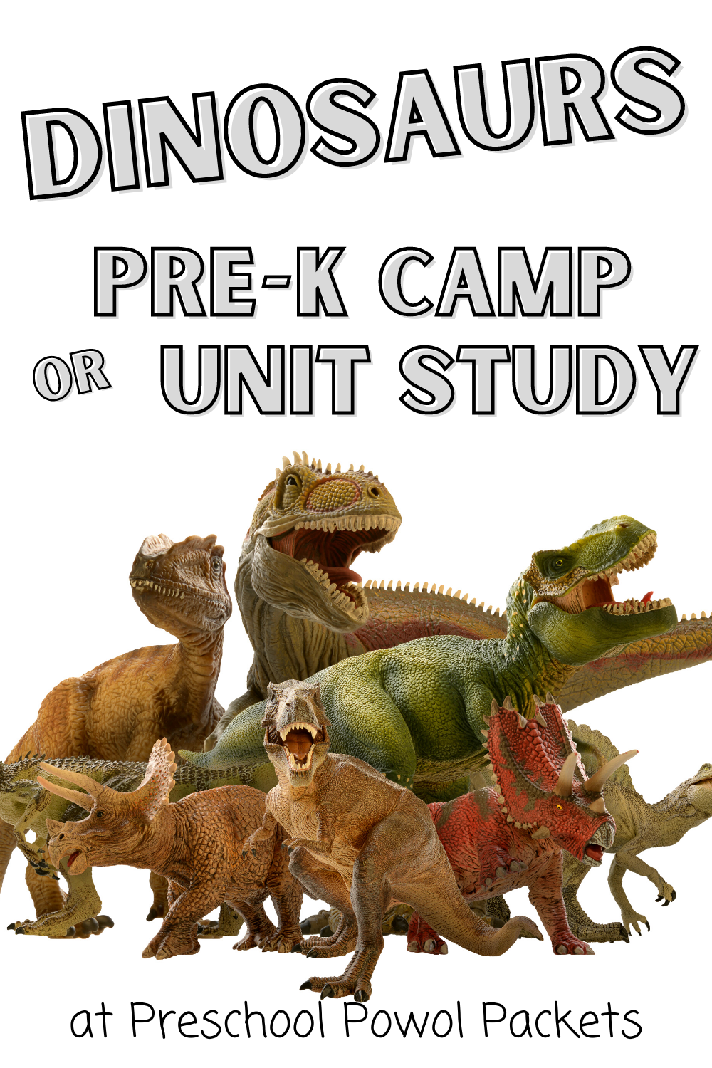 Preschool Dinosaur Summer Camp (or Unit Study) | Preschool Powol Packets