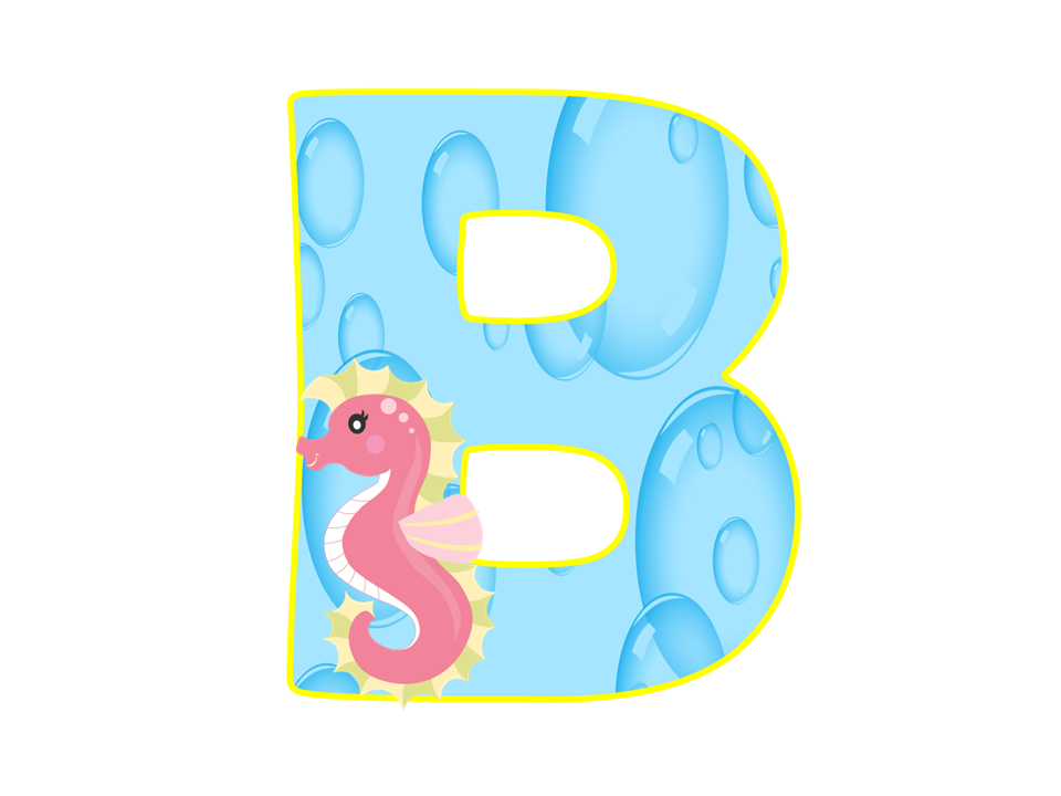 Kits imprimibles gratis : Abecedario y topers peces marinos