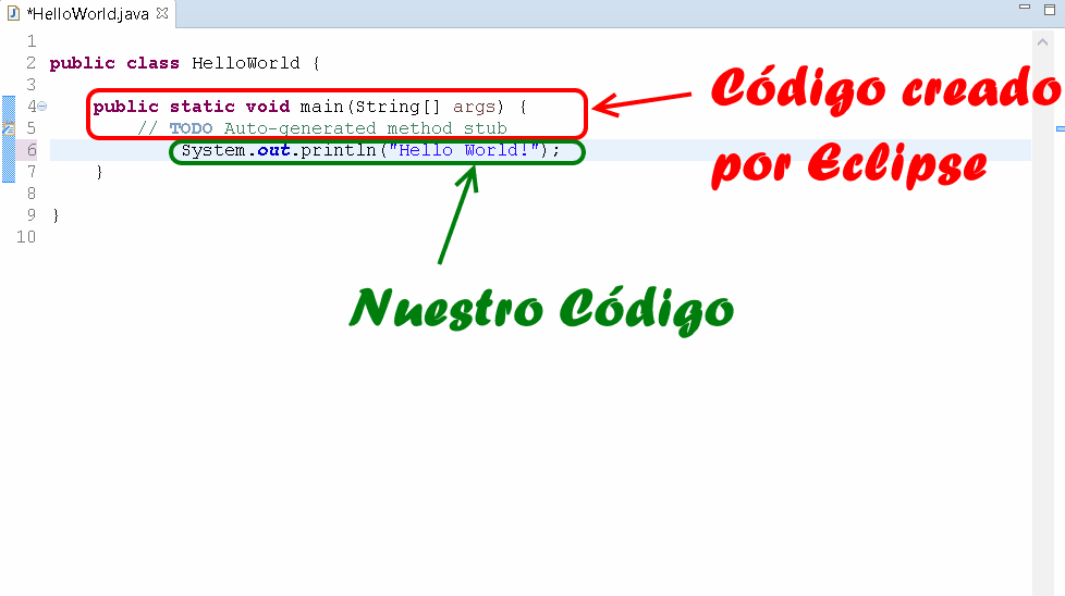 Java: Mi Primer Proyecto Con Eclipse - Contato Astral