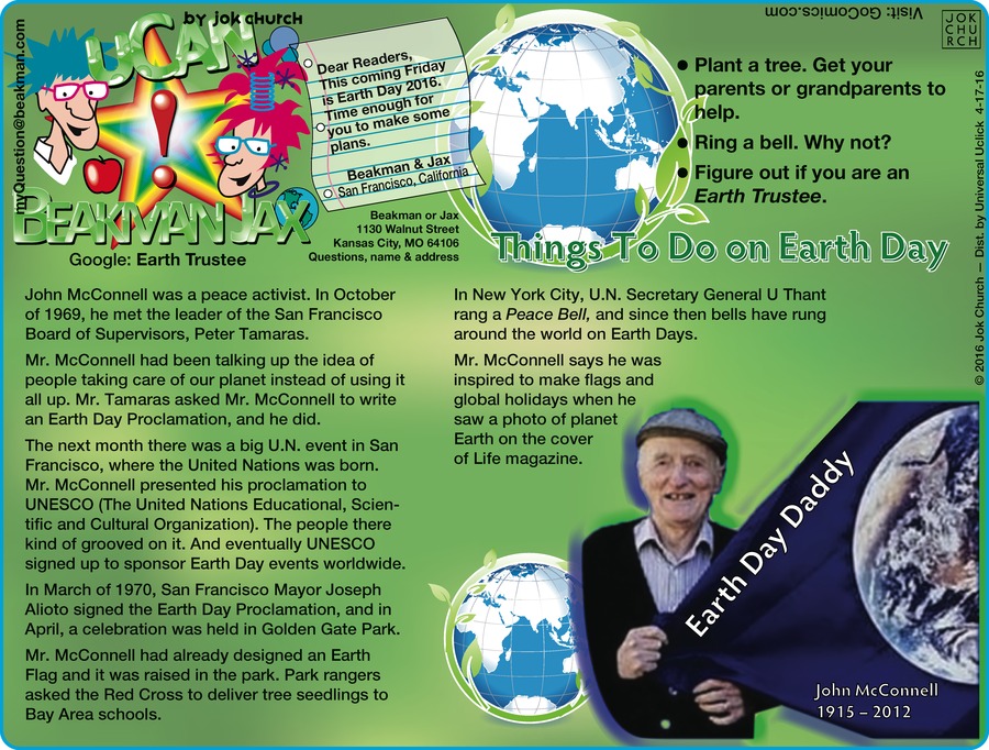 Kleefeld on Comics: On Strips: Earth Day 2016