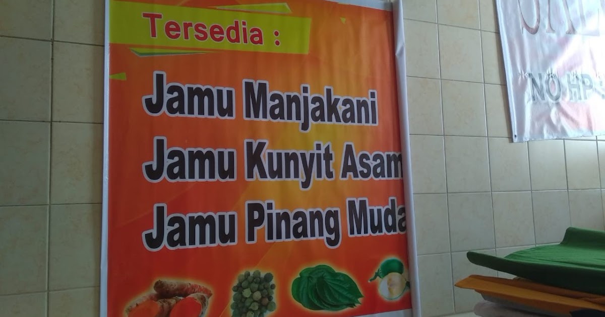 Cetak Spanduk Jamu ~ Print Corner