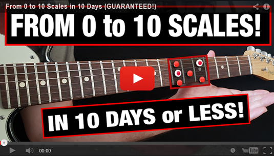 From 0 to 10 Scales in 10 Days (GUARANTEED!) | Creative Guitar Studio